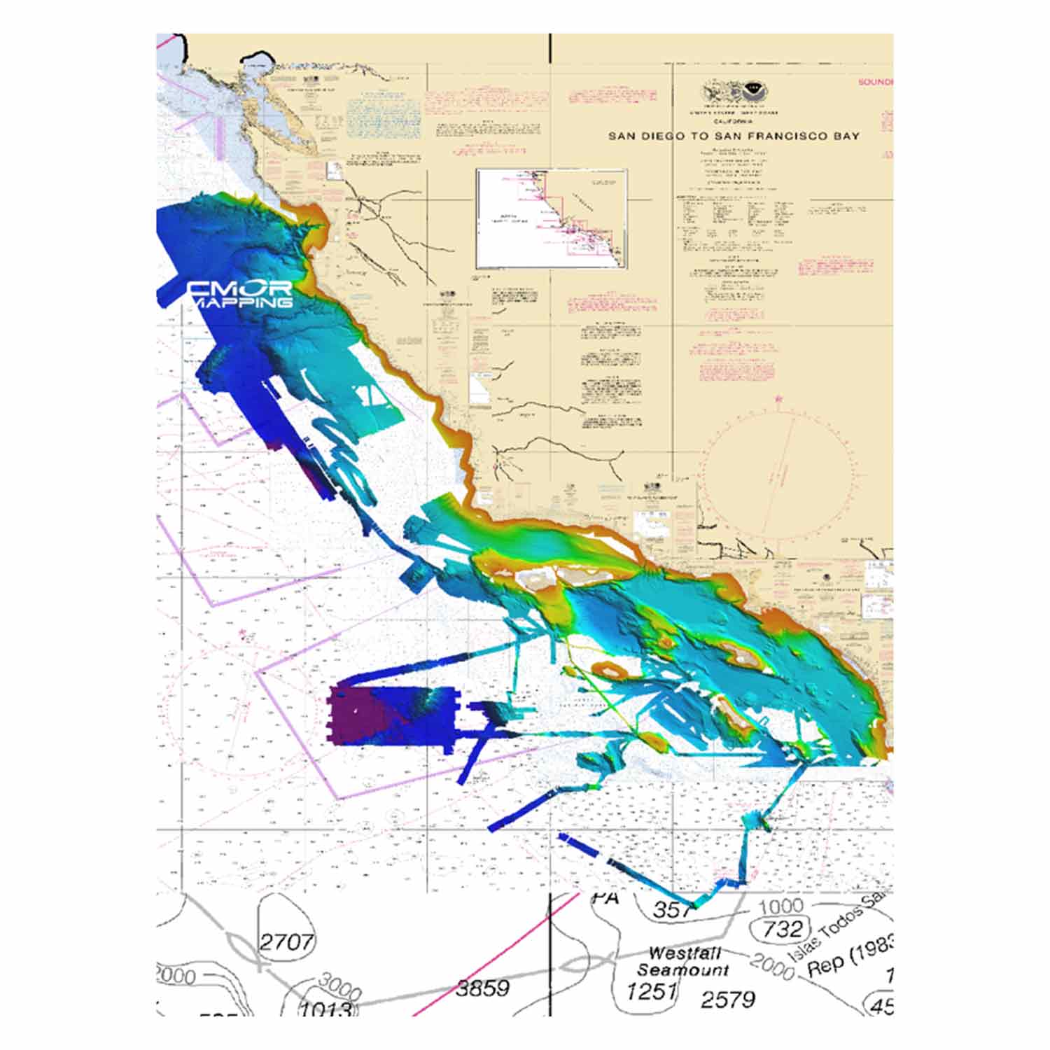 CMOR MAPPING SOCA001S - Southern California Electronic Chart, for ...