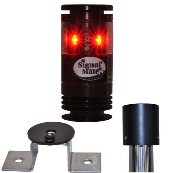 SIGNAL MATE Pedestal Mount Red LED All-Round Navigation Light