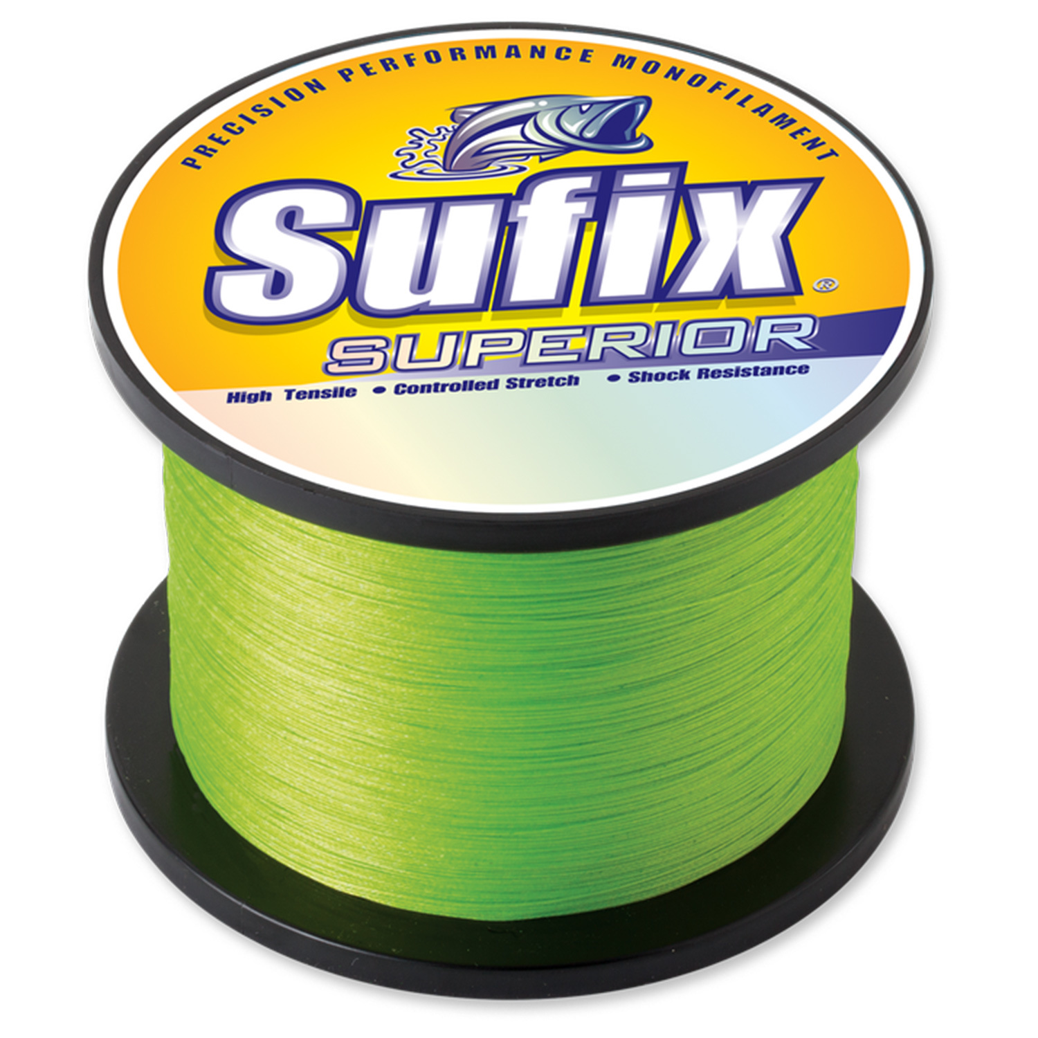 SUFIX Superior Hi-Vis Yellow 20lb. Test Fishing Line, 2,670 Yards