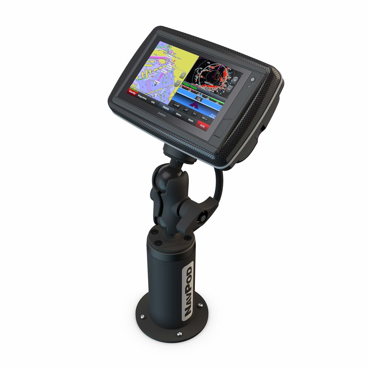 NAVPOD PedestalPod with RAM Mount Pre-Cut for Garmin GPSMAP 942xs, 942 ...