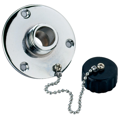 SeaFit Water Outlet Fitting – 3/8" Barbed Chrome Brass