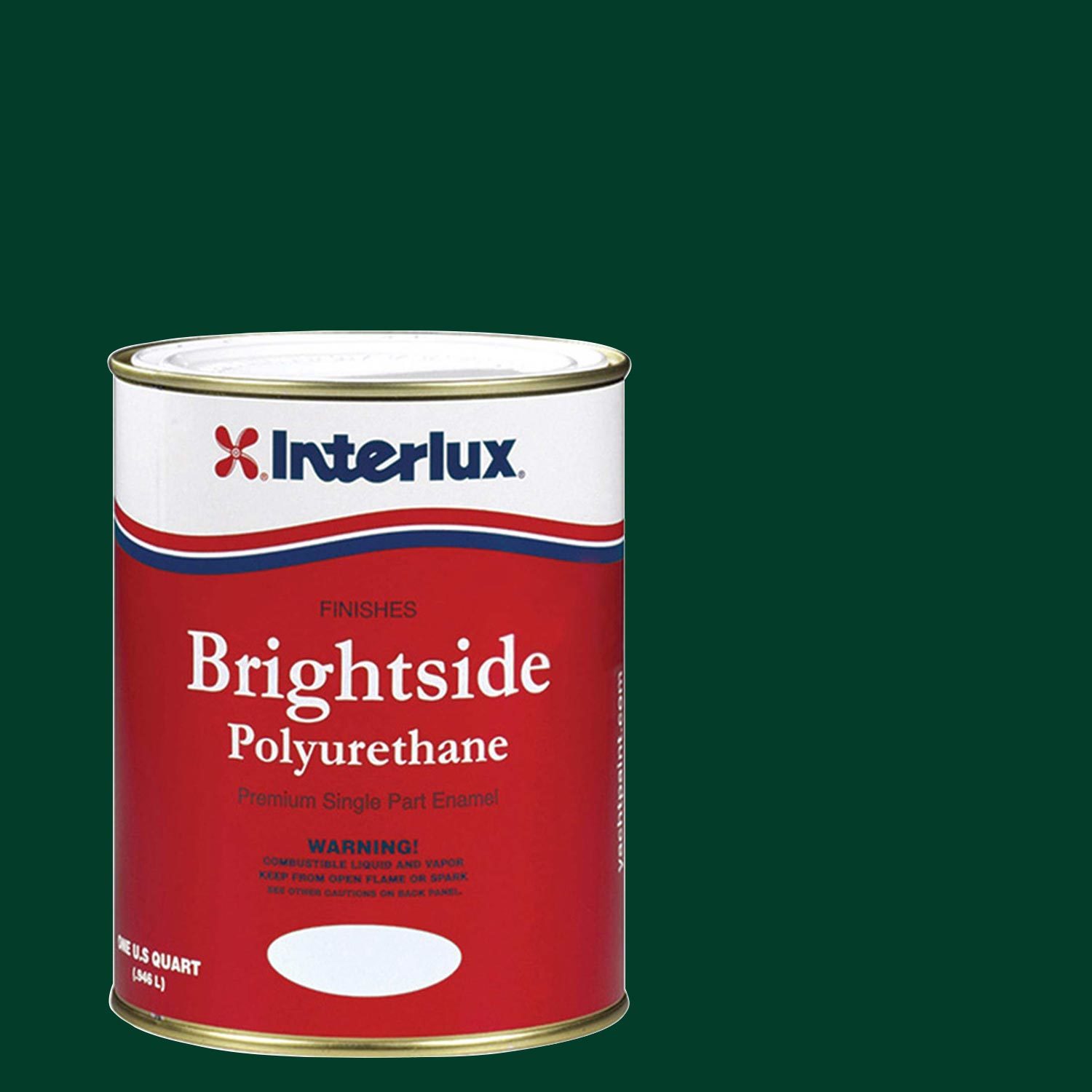 INTERLUX Brightside Polyurethane Paint, Sea Green, Quart
