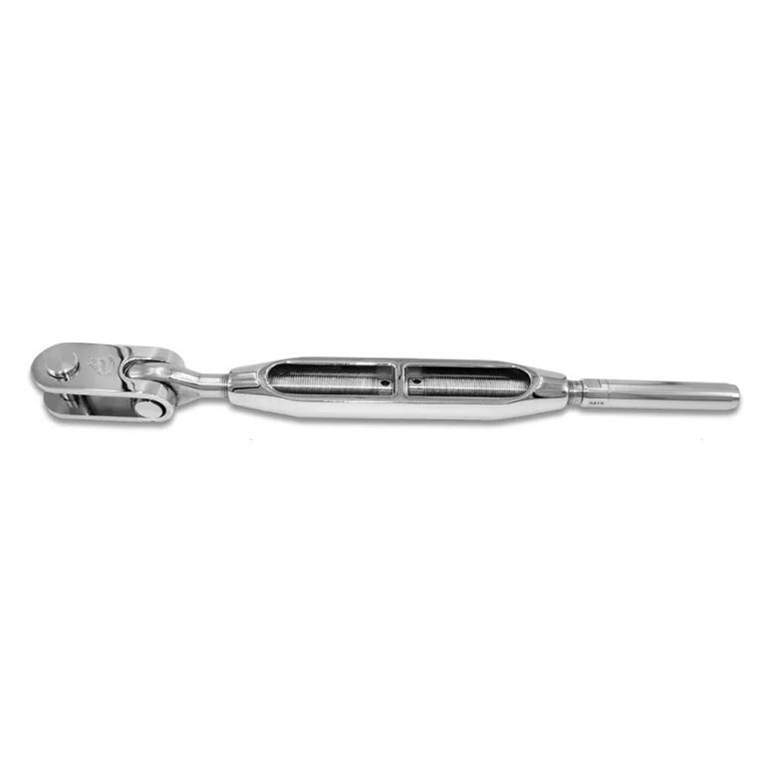 HAYN Turnbuckle Assembly, Eye Toggle Jaw to Swage for 1/4" Wire, 1/2" Pin