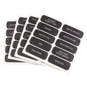 BLUE SEA SYSTEMS AC Panel Extended, 120 Labels