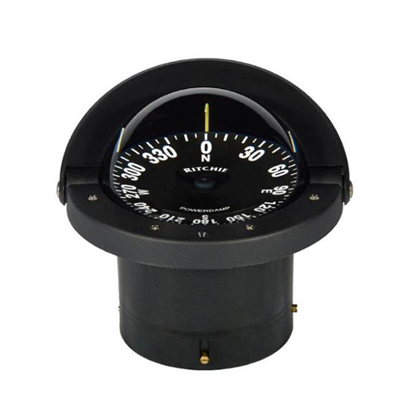 RITCHIE NAVIGATION Flush-Mount Navigator Compass, 4-1/2" PowerDamp Flat ...